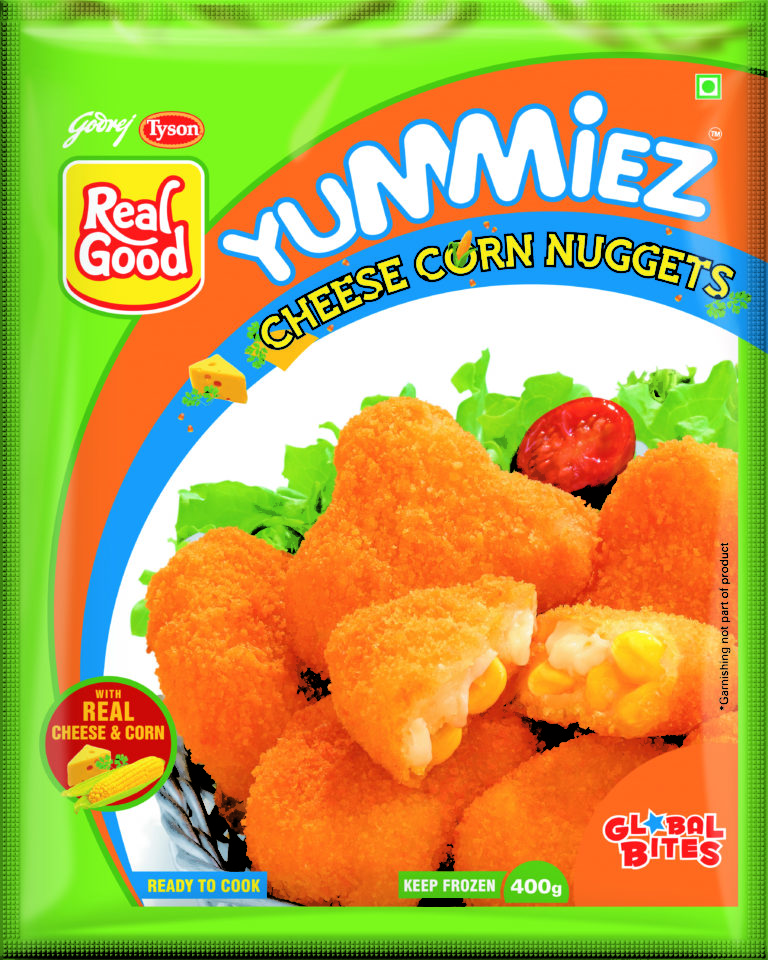 Yummiez Veg Cheese Corn Nuggets: 400g - Chik Plaza - Fresh n Frozen Veg ...